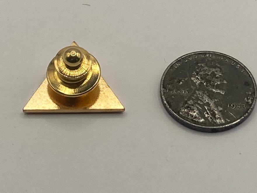 Vintage Iota Alpha? Badge Fraternity Sorority Small Member Pin Triangle ...