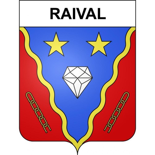 Raival 55 ville sticker blason écusson autocollant adhésif | eBay