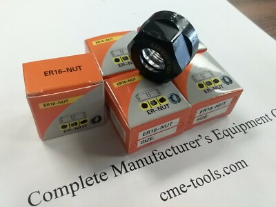 5pcs ER16 Nut for clamping collets, balanced to G2.5/25000rpm-NUT-ER16 ...