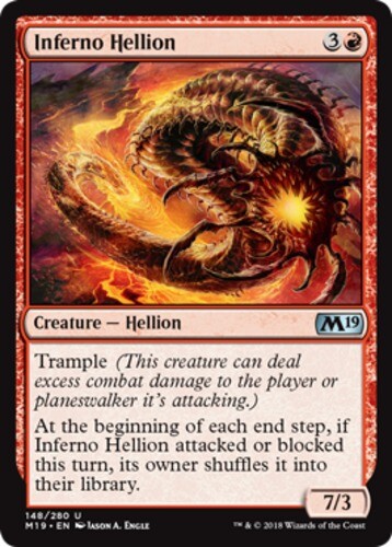 Inferno Hellion - Foil x1 - Magic 2019 - NM-Mint, English - Magic 2019 ...