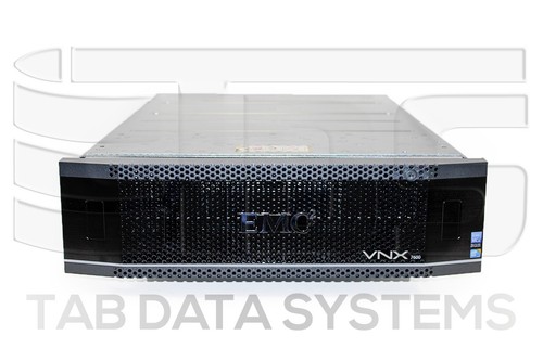 EMC VNX7600 Block System w/ 5x V4-2S15-300 300GB HDD, 20x V4-2S6F-100 ...