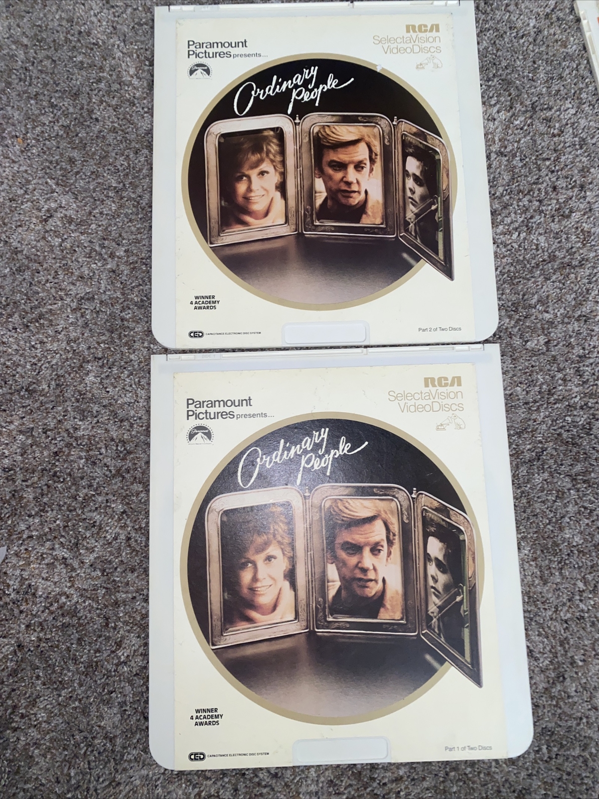 ORDINARY PEOPLE Pt. 1 & 2 CED VideoDisc | eBay