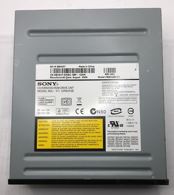 Sony CRX310S CD-R/RW DVD-ROM SATA Optical Drive | eBay