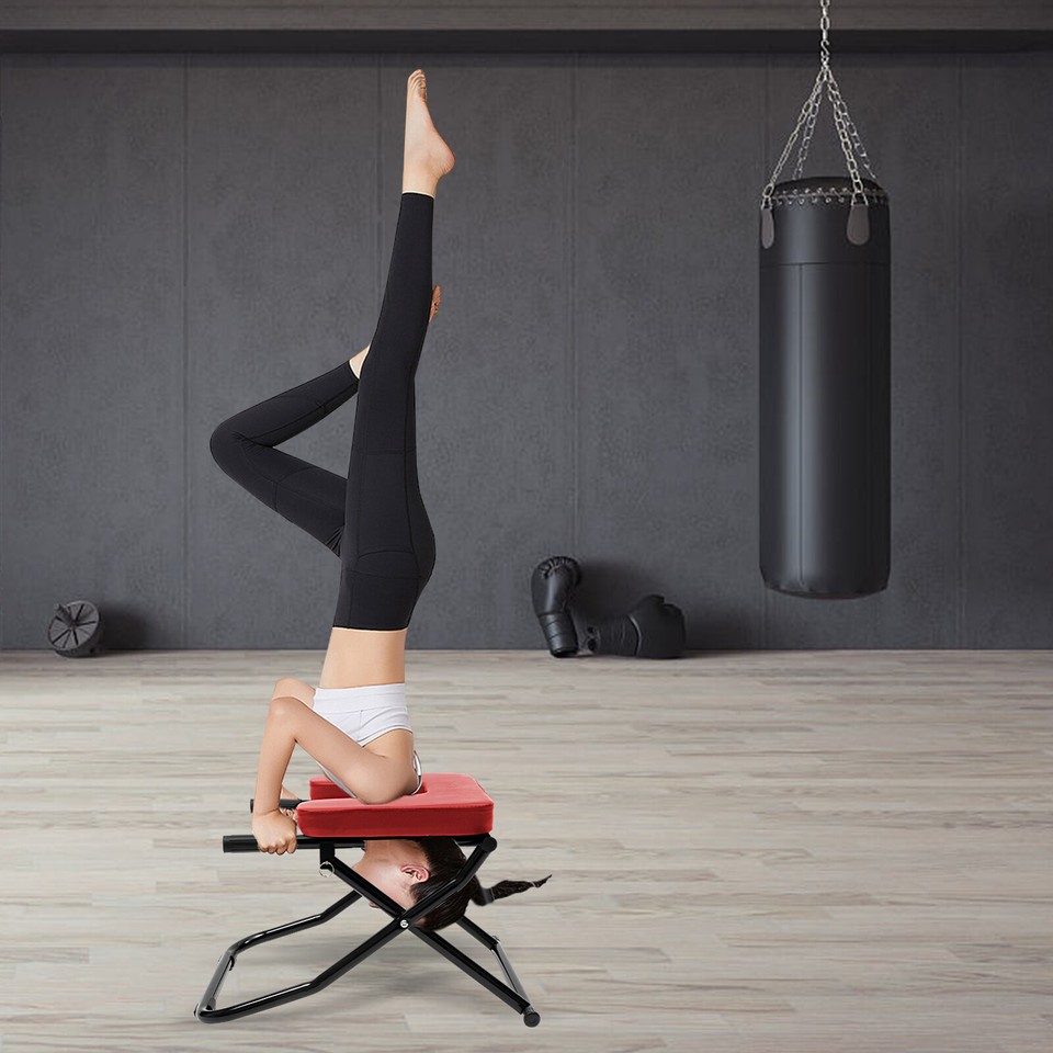 Yoga Headstand Bench Chair Stand Inversion Stool Fitness Inversion ...