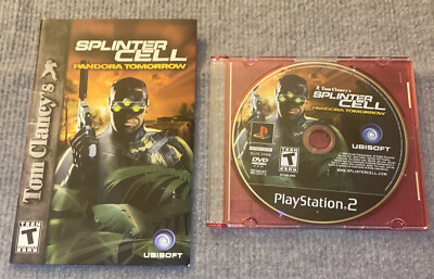 Splinter Cell : Pandora Tomorrow Sony PlayStation 2 PS2 Disc & Manual ...