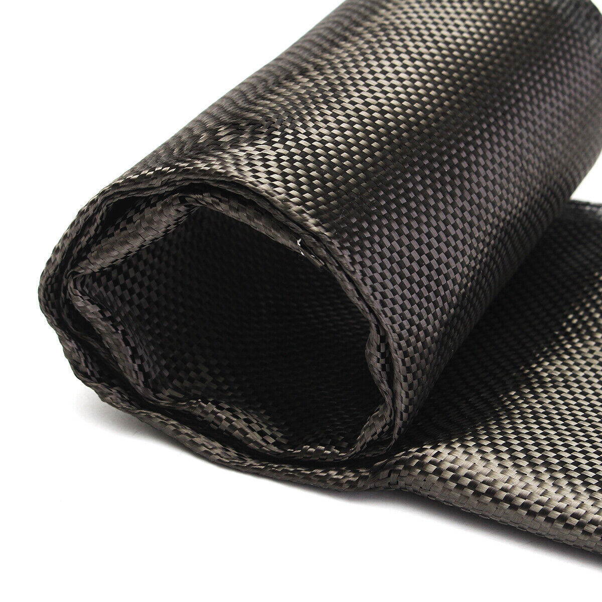 3K Carbon Fiber Cloth Black Fibre Fabric High Strength 2x2 Twill Weave ...