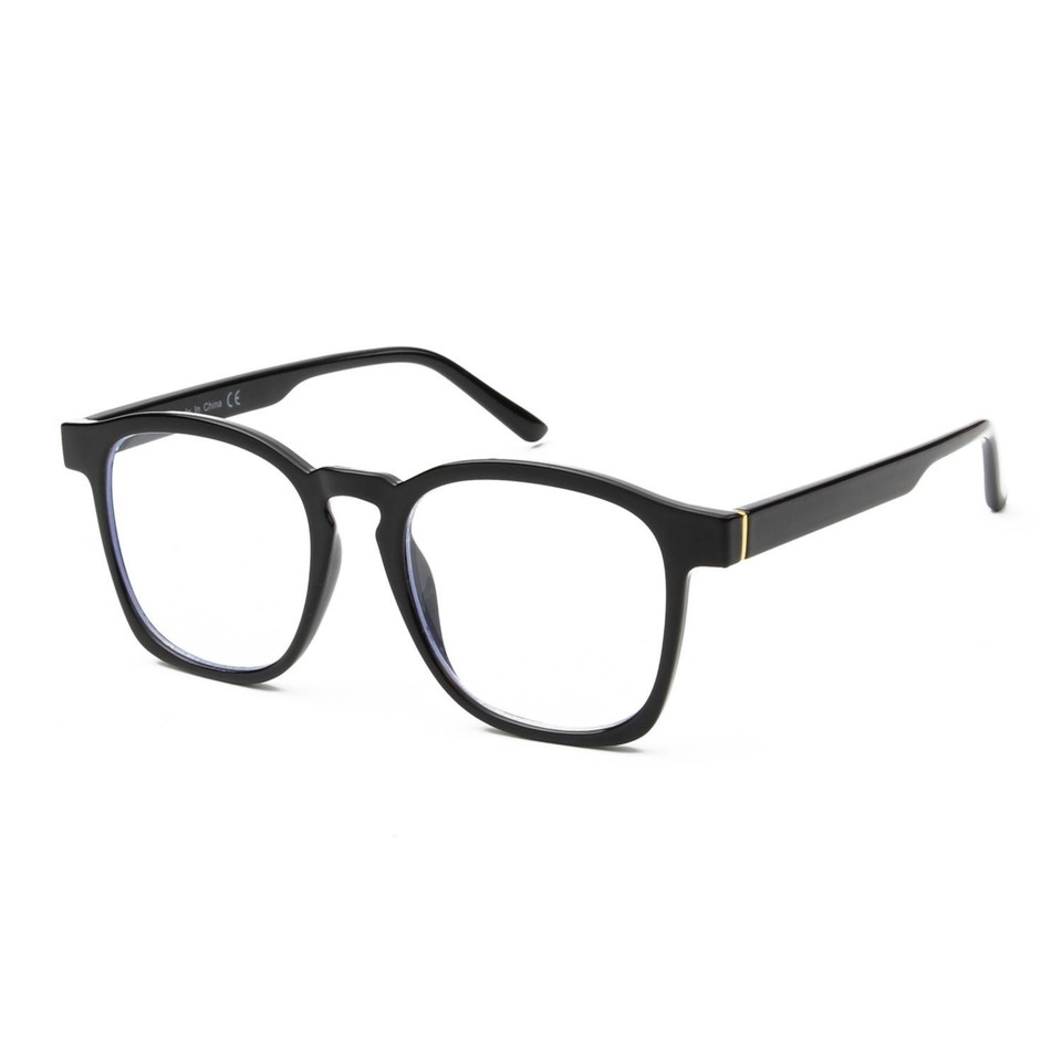 Classic Square Blue Light Blocker Glasses Unisex Anti Eye Strain ...