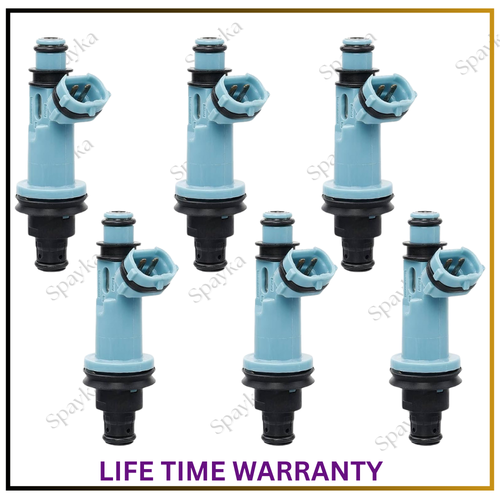 NEW OEM AURUS Set of 6 Fuel Injectors 98-05 Supra Lexus SC300 IS300 ...