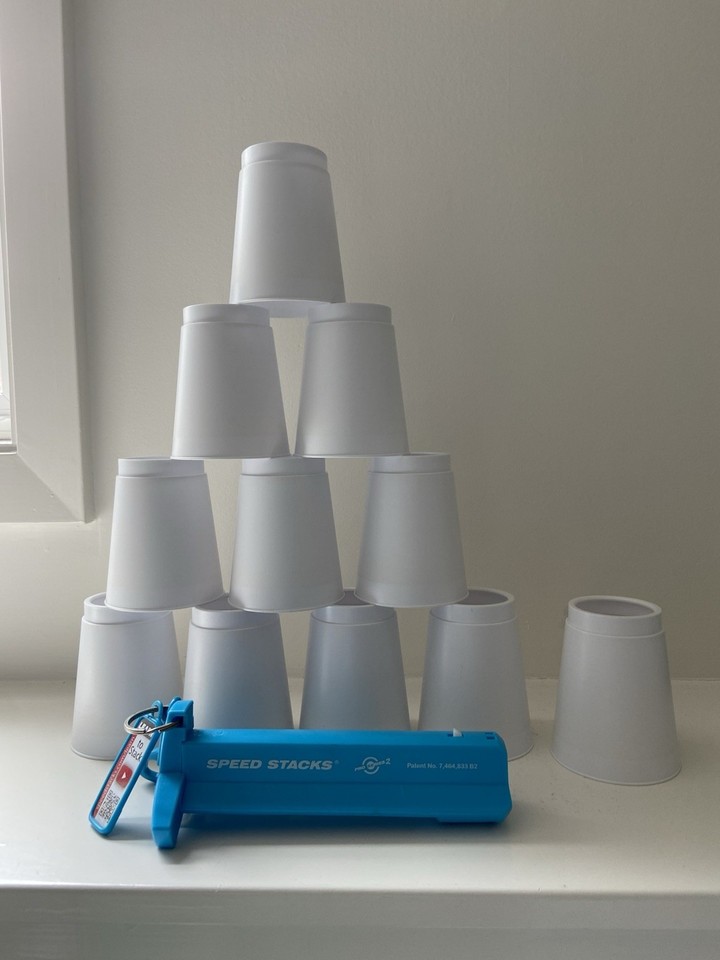 Speed Stacks Sport Stacking Cups WSSA 11 Logoless William Orrell White ...