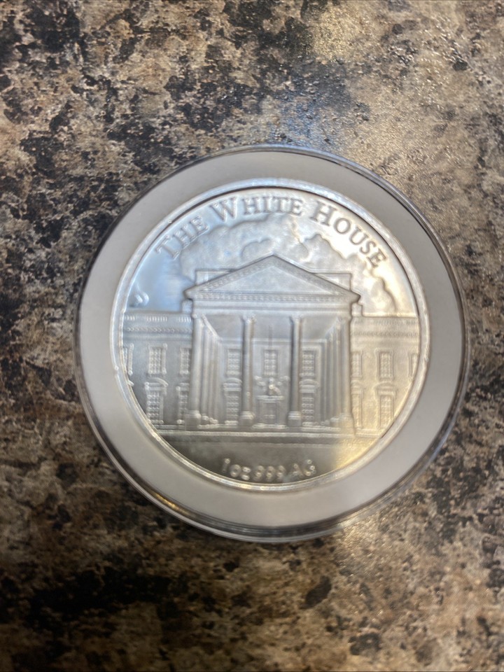 DONALD TRUMP Silver Coin 1 OZ TROY SILVER .999 COIN 45th PRESIDENT | eBay