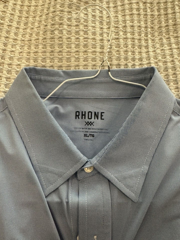 Rhone Men's Slim Fit Performance Stretch Commuter Long Sleeve Shirt ...