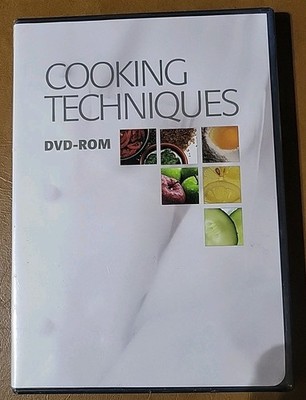 COOKING TECHNIQUES DVD Pearson / Prentice Hall Chef Dave McGurn NEW ...