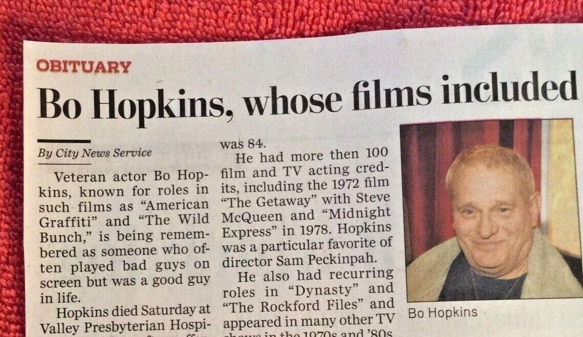 American Graffiti Bo Hopkins Bo Hopkins Dead At 80: American Graffiti