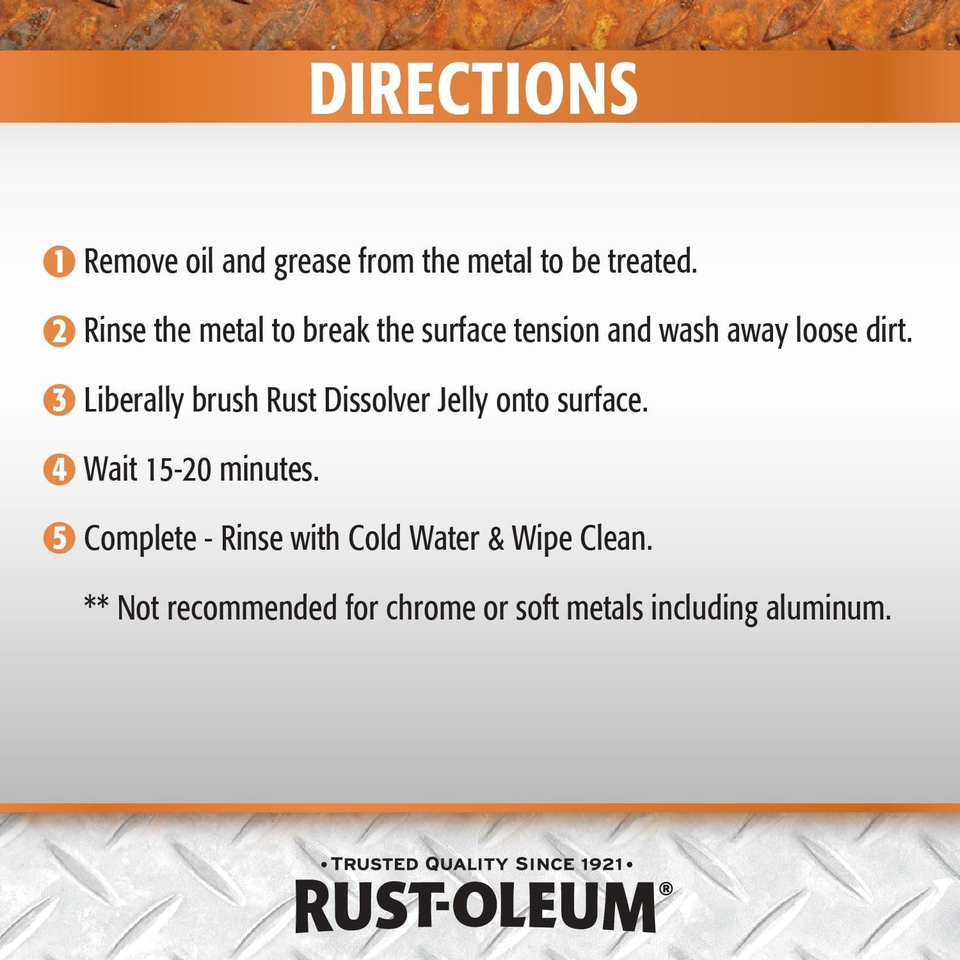Rust-Oleum Rust Dissolver Jelly | Heavy-Duty Corrosion Remover for ...
