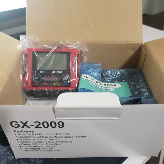 RKI Instruments Gx-2009 4 Gas Monitor (lel O2 H2s Co) for sale online ...