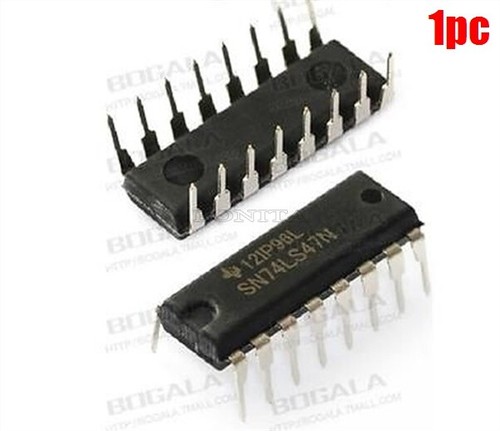 1Pcs 16-Dip SN74LS47N 74LS47 BCD-7 Seg Decoder/Drvr New Ic xm | eBay