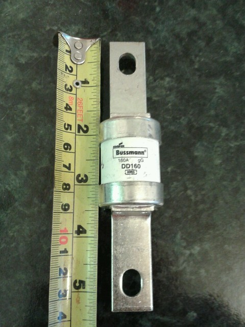 Cooper Bussmann DD160 160 Amp 415 Volt Fuselink HRC Fuse UK for sale ...