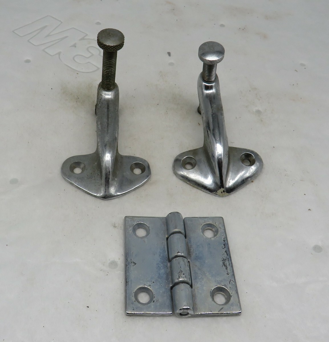 Vintage Boat Windshield Brackets Antique Bronze Classic Boat Runabout