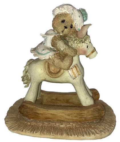 Cherished Teddies Beth Bear Hugs 1991 950637 Rocking Horse Bear Love ...