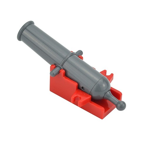 LEGO PIRATI CANNONE GALEONE 2533C01 518 BASE 2527 DARK GRAY GRIGIO ...