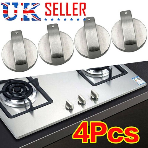 1/4x Universal Gas Stove Knobs Cooker Oven Hob Control Knobs Switch 6mm ...