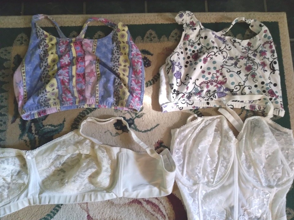 Lot 6 Full Coverage Leading Lady Sports Goddess Sears Wireless 46DD #2 ...