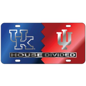 UK Kentucky / IU Indiana HOUSE DIVIDED License Plate / Car Tag | eBay