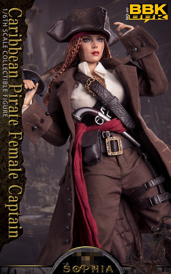 BBK Pirates of the Caribbean Female Captain Sophia 1/6 Action Figure ...
