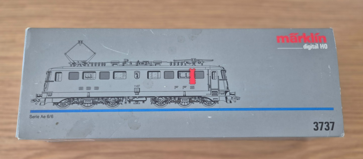 MäRKLIN 3737 DIGITAL ELECTRIC LOCOMOTIVE SERIE AE6/6 11437 SBB HO NEW ...