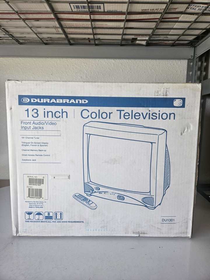 Durabrand DU1301 13-inch Color TV CRT Retro Gaming TV 755805020554| eBay