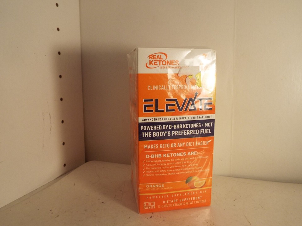 Real Ketones, Elevate, Orange, 10 Packets Exp 08/24-Free Shipping ...
