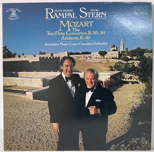 MOZART Two Flute Concertos, K.313 Jean-Pierre Rampal Isaac Stern vinyl ...