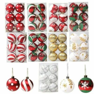 Large Christmas Tree Balls Baubles Xmas Tree Hanging Ornament Home ...