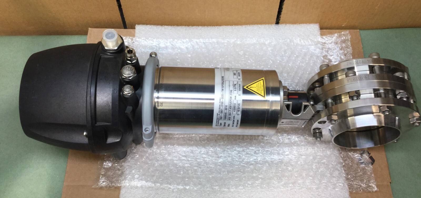 GEA TUCHENHAGEN 7881-0801-0100-0200+TM15P2BAJ/52/66 BUTTERFLY VALVE NEW ...