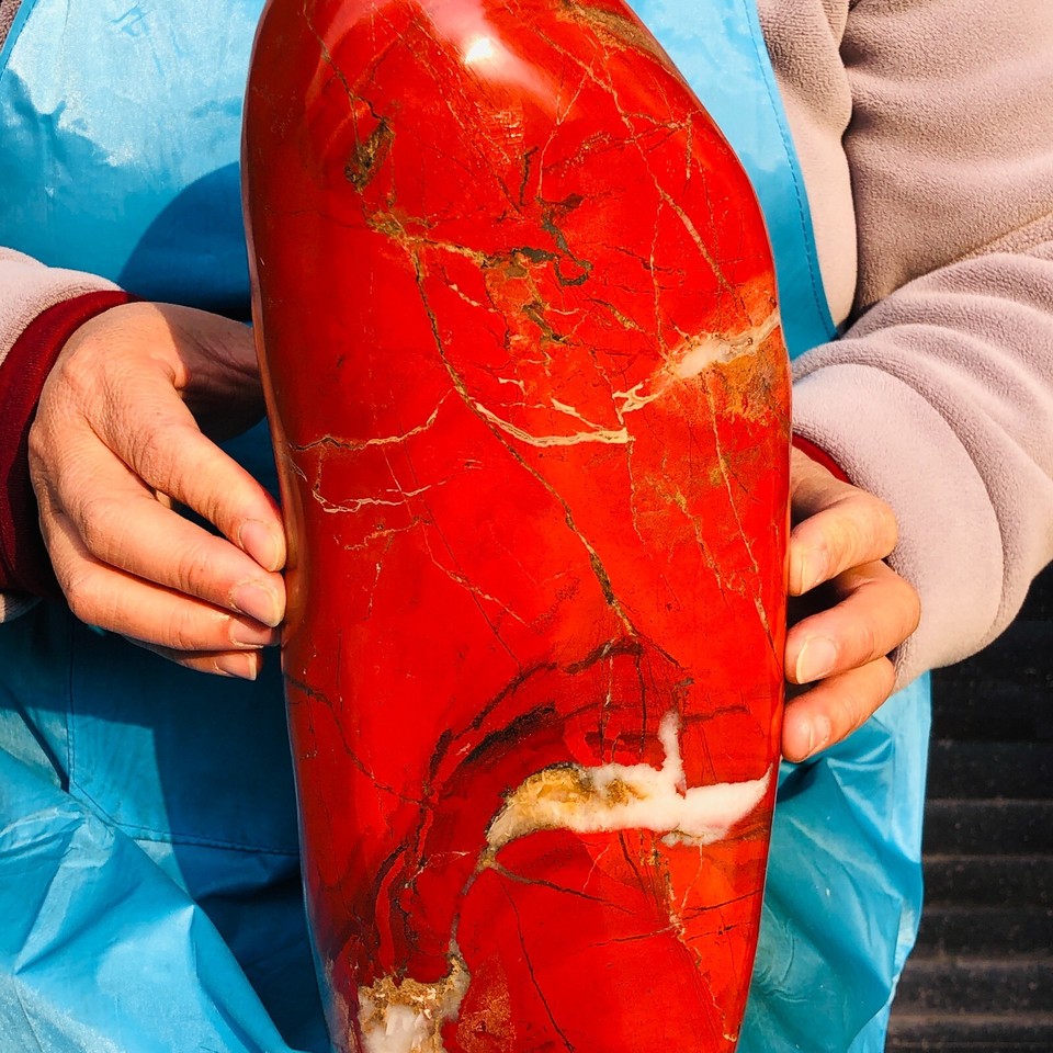 7220g Natural Beautiful Red Jasper ore Crystal Mineral Specimen Healing ...