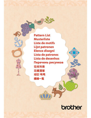 Brother Scan N Cut Pattern List CM350 CM650 | eBay