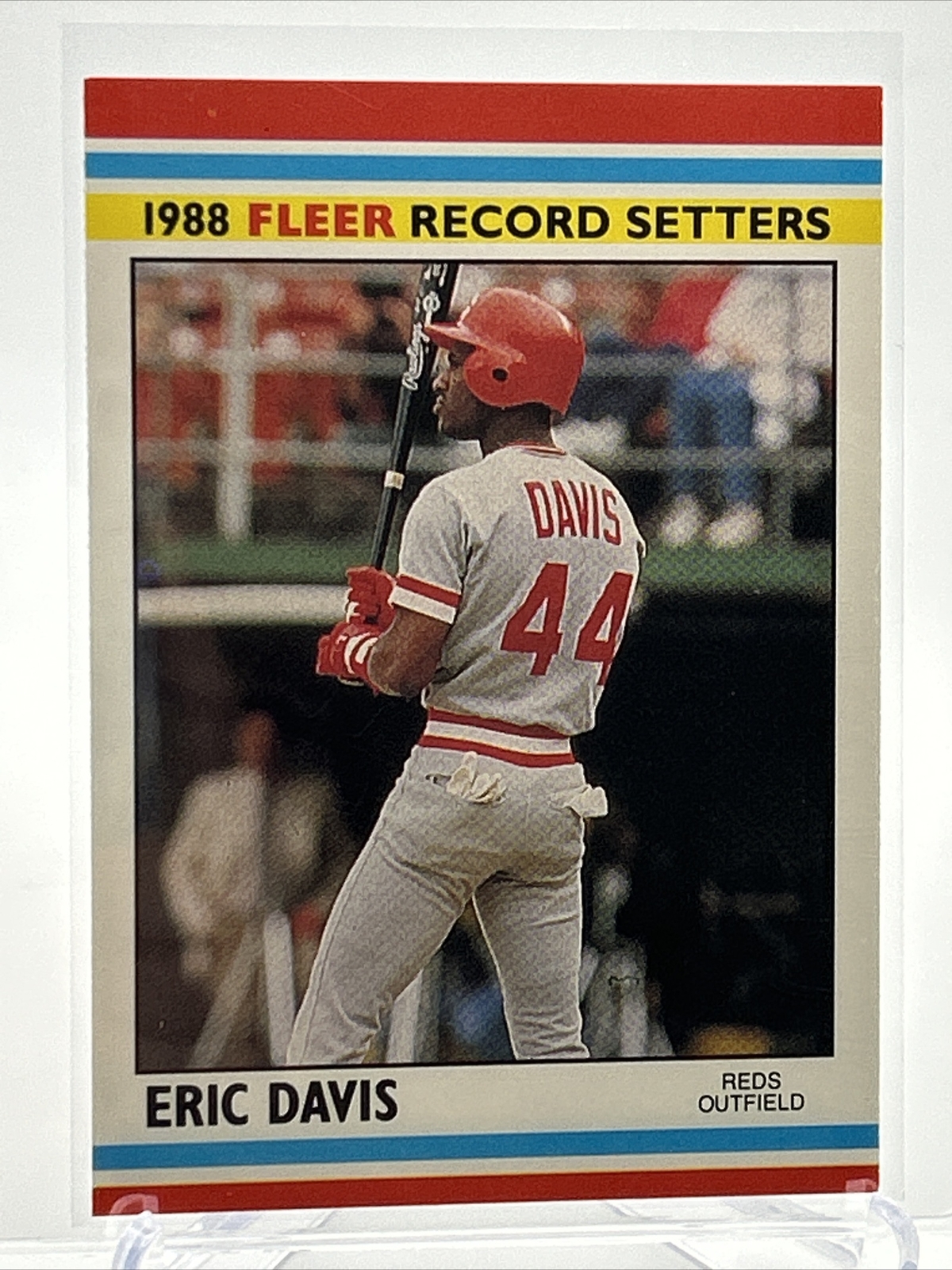 1988 Fleer Record Setters Eric Davis Baseball Card #9 Mint FREE ...