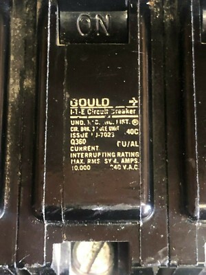 Gould Circuit Breaker Q360 60 A 3 Pole 240VAC | eBay