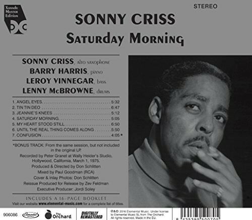 Saturday Morning by Sonny Criss (CD, 2016) for sale online | eBay
