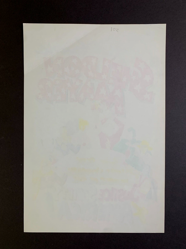 Original art by RICK STASI signed for SHELDON MAYER, Justice Society ...