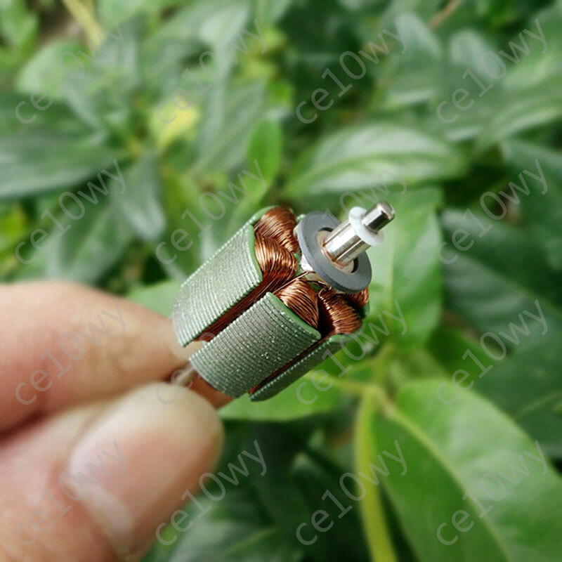 Square DC Motor 12V-24V 11000RPM Metal Brush 6-Pole Rotor Micro ...