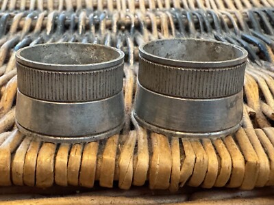 A great pair of vintage alloy reel seating rings for your nice cane rod ...