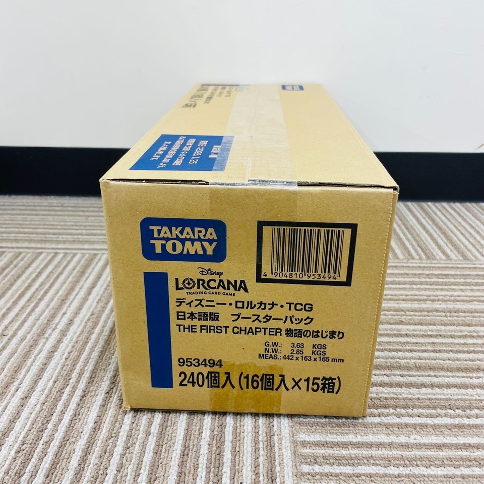 NEW Disney LORCANA The First Chapter Japanese Sealed Case 15 Boxes ...
