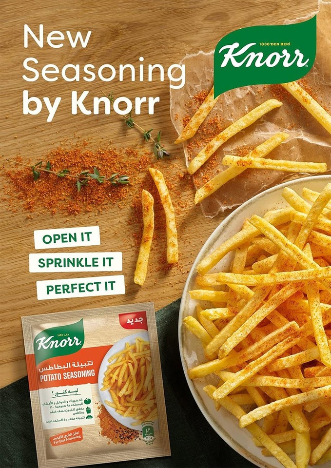30 Sachets Knorr Potato Seasoning 6g Each – Chips Spice Mix Snack ...