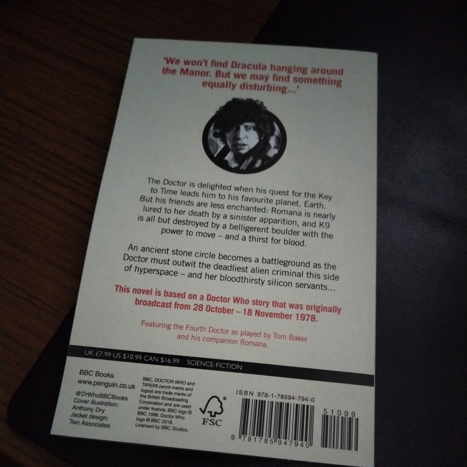 Doctor Who: the Stones of Blood (Target Collection) by David Fisher ...