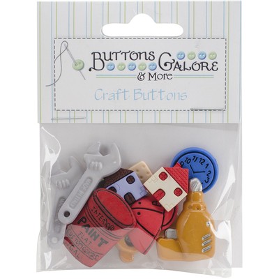 6 Pack - Buttons Galore Theme Buttons-Handyman - BGTB-4138 | eBay
