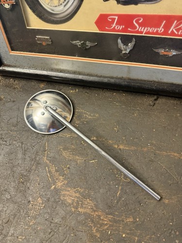 OLD Harley Knucklehead Flathead Panhead Chopper Long Stem Mirror 83G | eBay