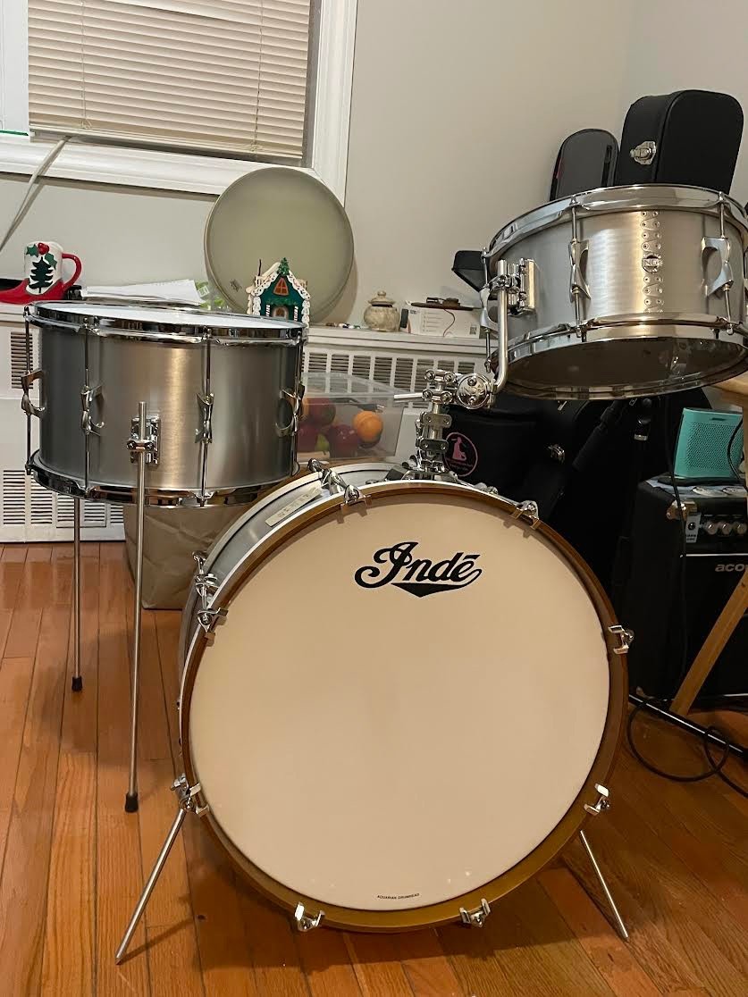 Inde Wayfarer Aluminum 3 piece Drum set 2025! 20/15/12 USA Made | eBay