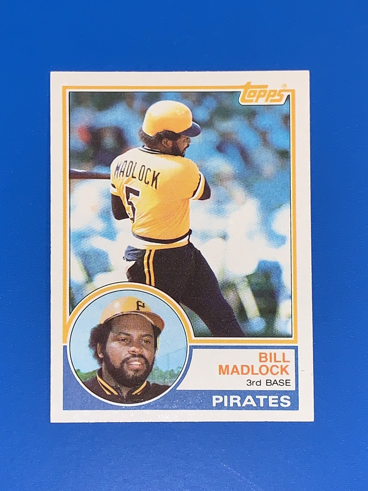 1983 Topps Bill Madlock Baseball Card #645 Pittsburgh Pirates Set Break ...