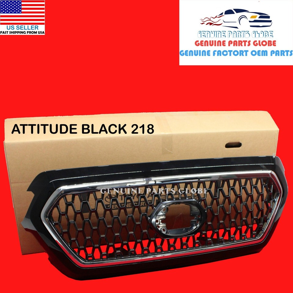GENUINE OEM TOYOTA TACOMA TRD SPORT BLACK 218 RADIATOR GRILLE 53101 ...